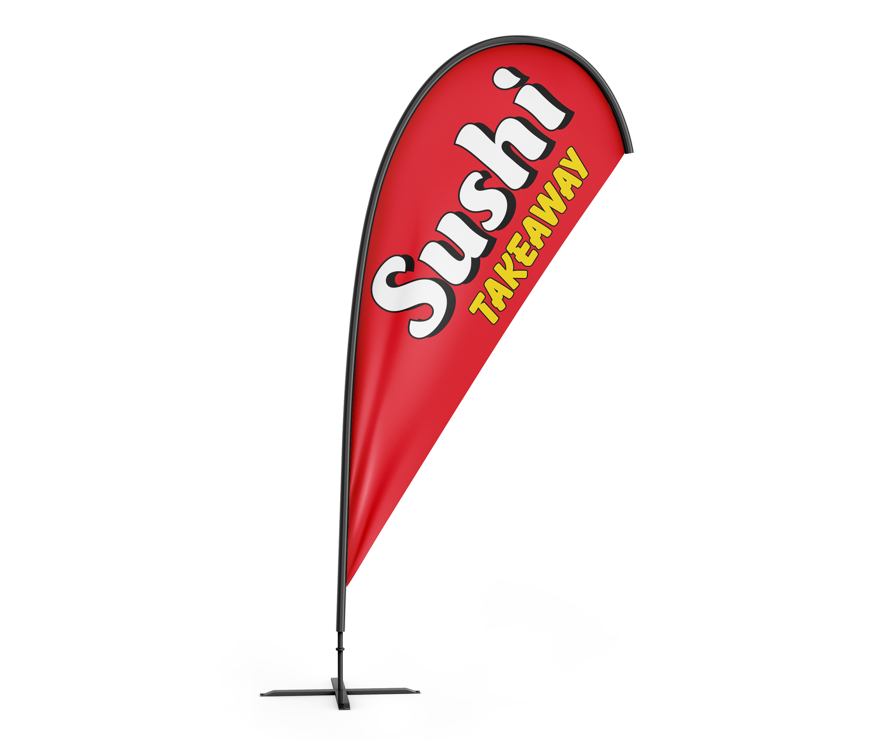 Sushi Takeaway Teardrop Flag