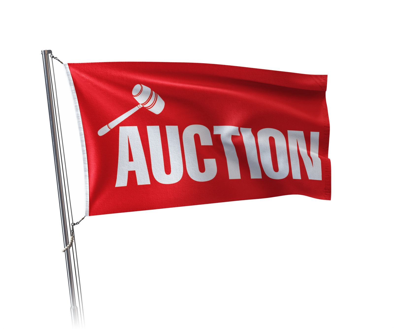 Auction Horizontal Flag