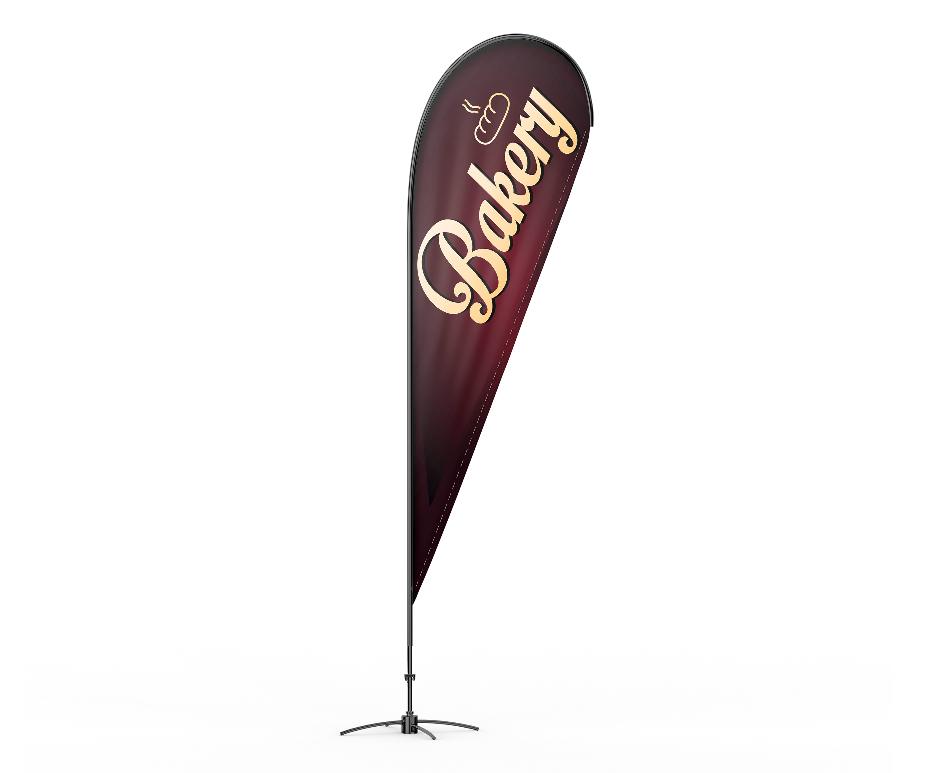 Bakery Teardrop Flag