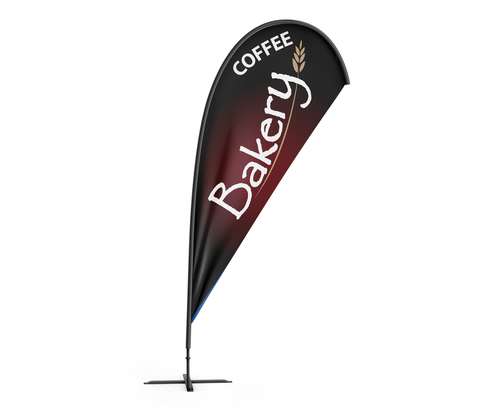 Bakery and Coffee Teardrop Flag