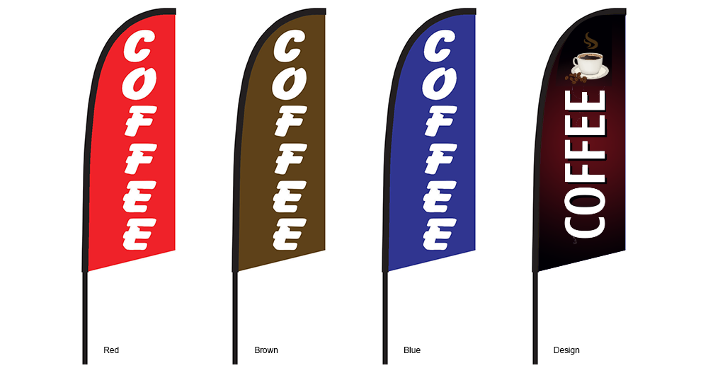 Coffee Windblade Flag