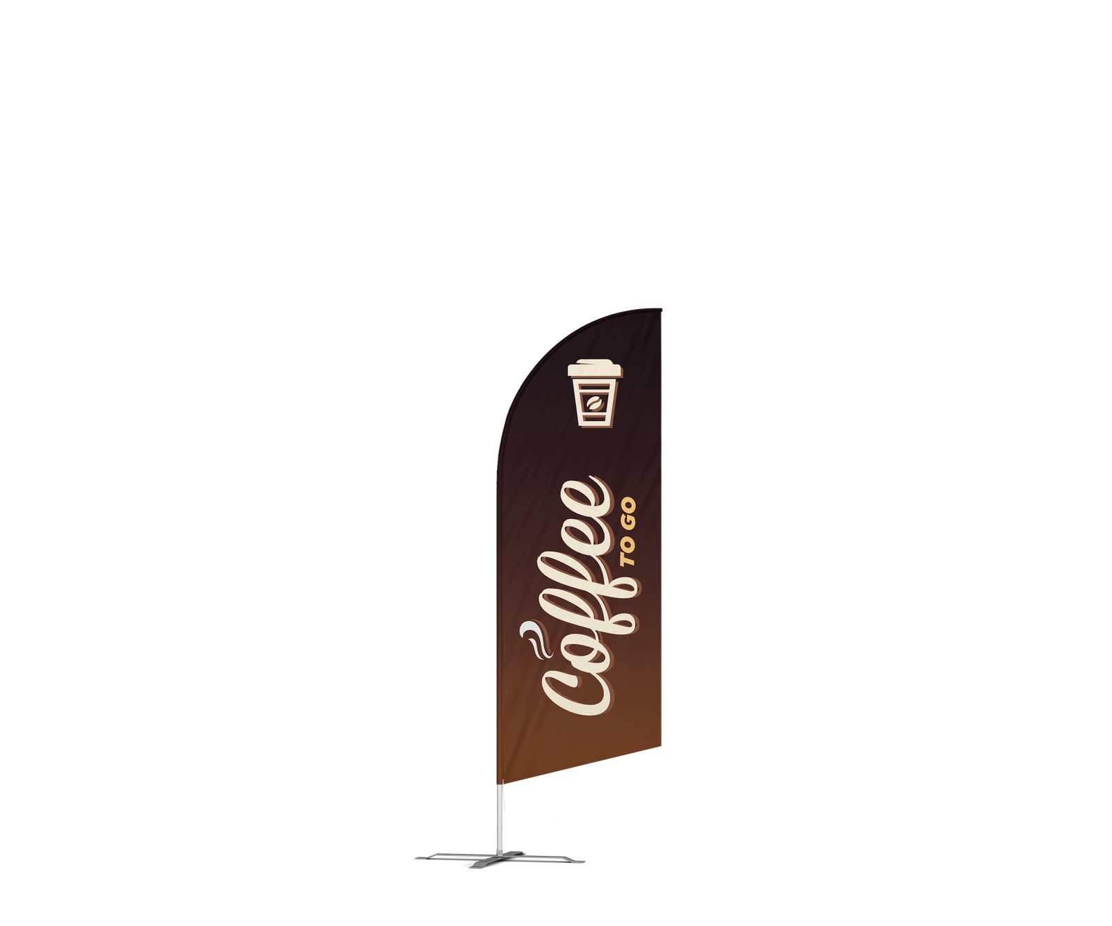 Coffee To Go Custom Windablde Flag