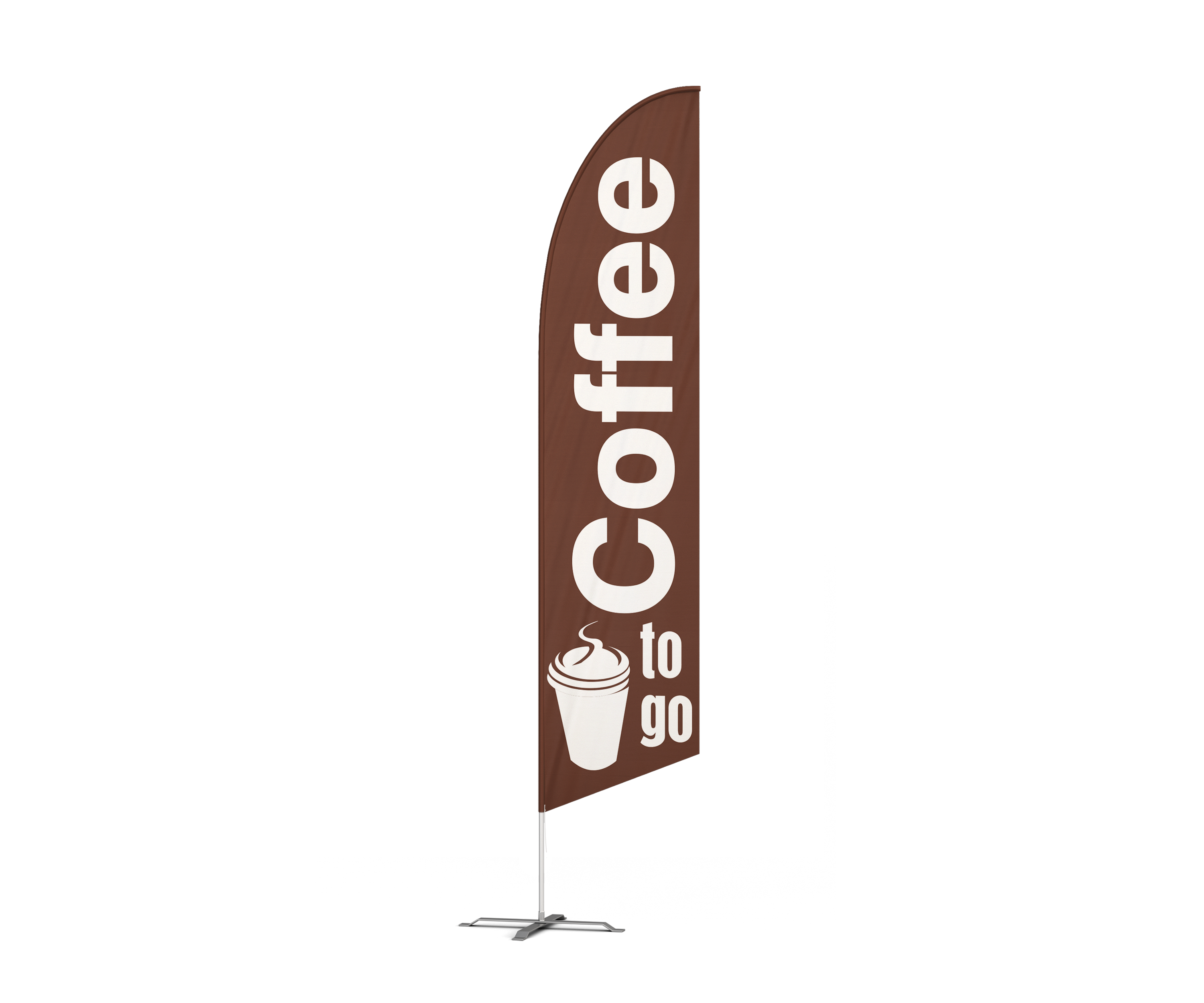 Coffee To Go Windblade Flag