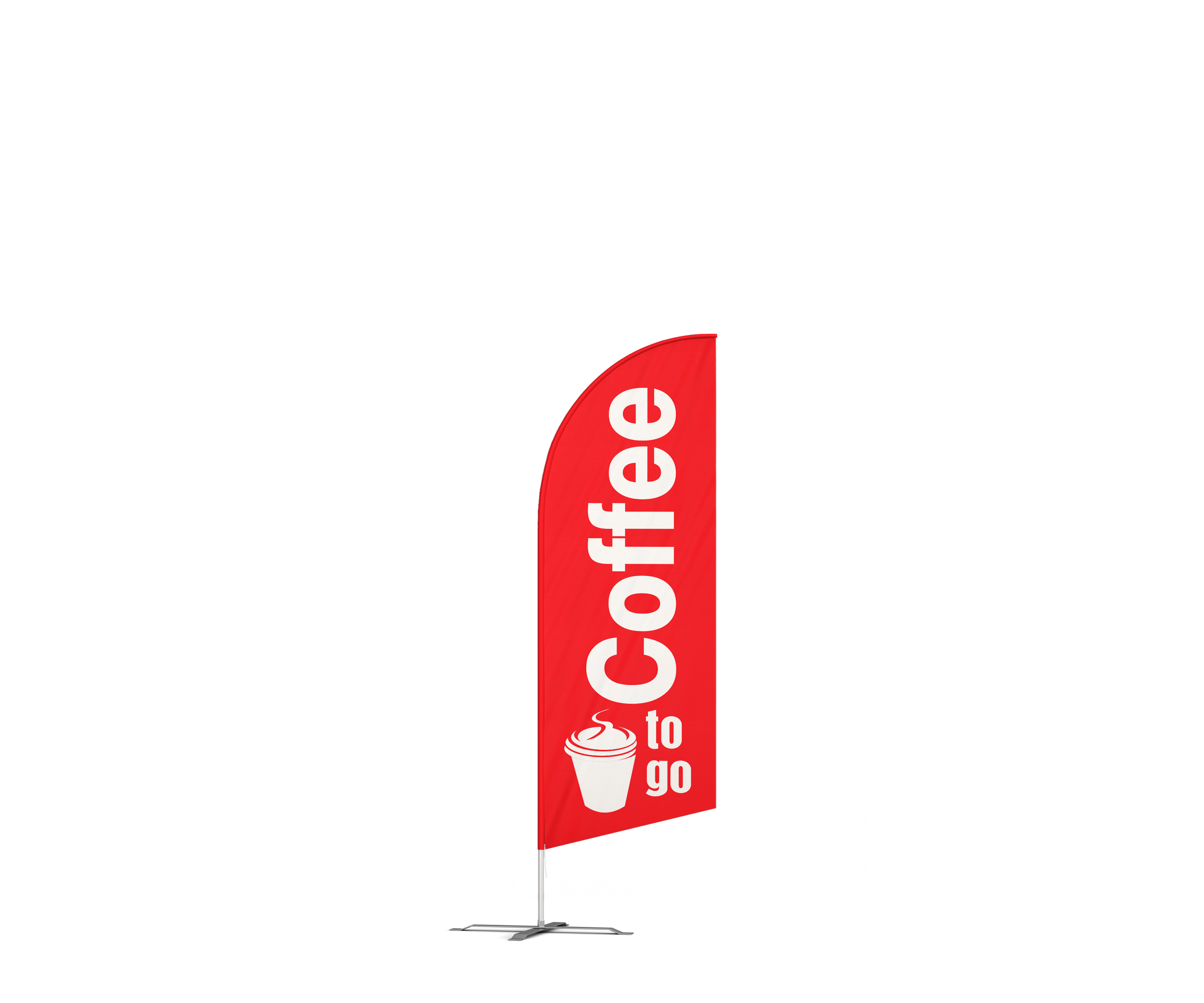 Coffee To Go Windblade Flag