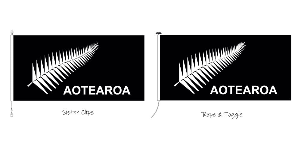 Silver Fern Aotearoa Flag