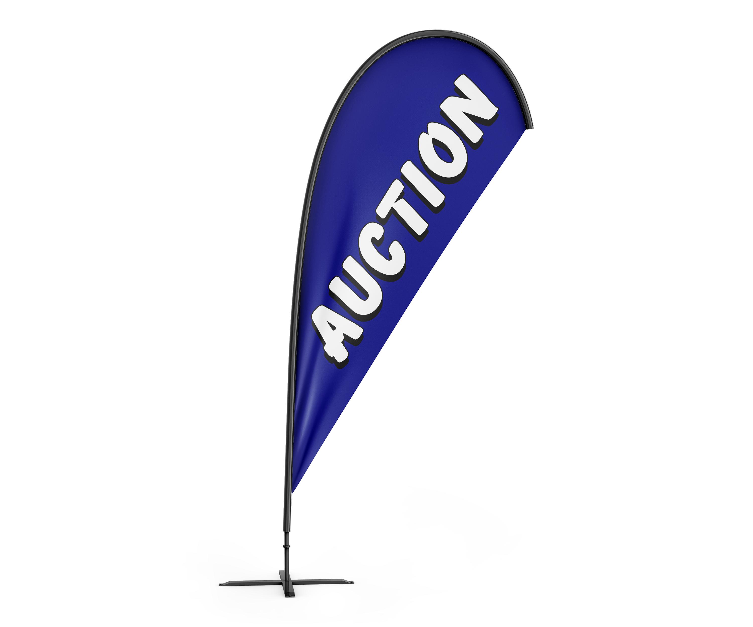 Auction Teardrop Flag